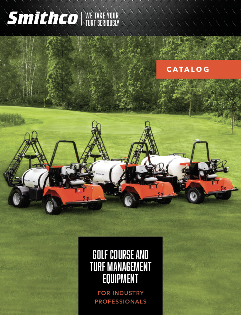 Smithco Catalog 2025: Explore Golf Course & Turf Equipment